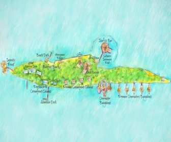 Resort Map | Thatch Caye, A Muy'Ono Resort | Belize